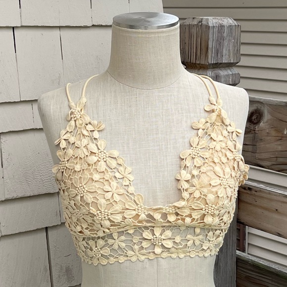 Free People | Intimates & Sleepwear | Free People Pastel Daisy Bralette ...